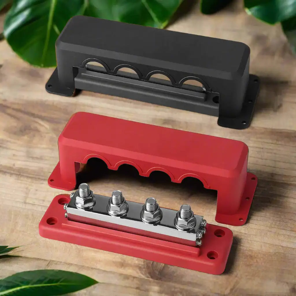 M10 4 Post Heavy Duty 24V 600 Amp Bus Bar – BushLine Outdoor Equipment